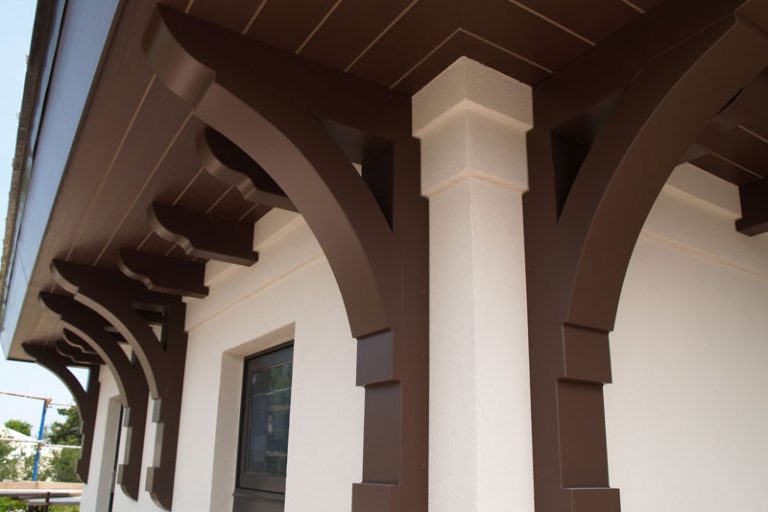 Exterior PVC Brackets, Rafter Tails, Corbels